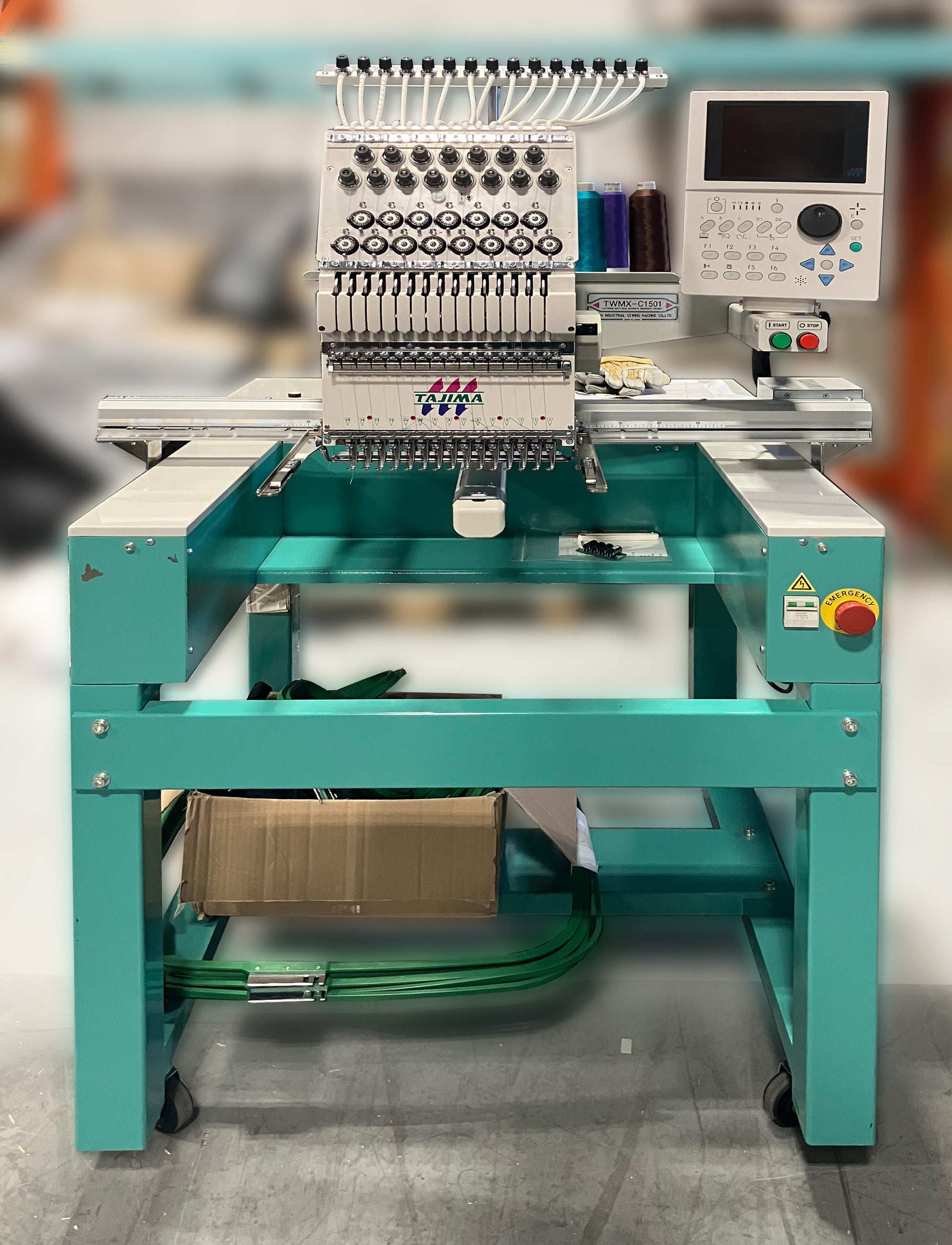 Tajima TWMX - C1501 Single Head Embroidery Machine — Twiga Industries Inc.