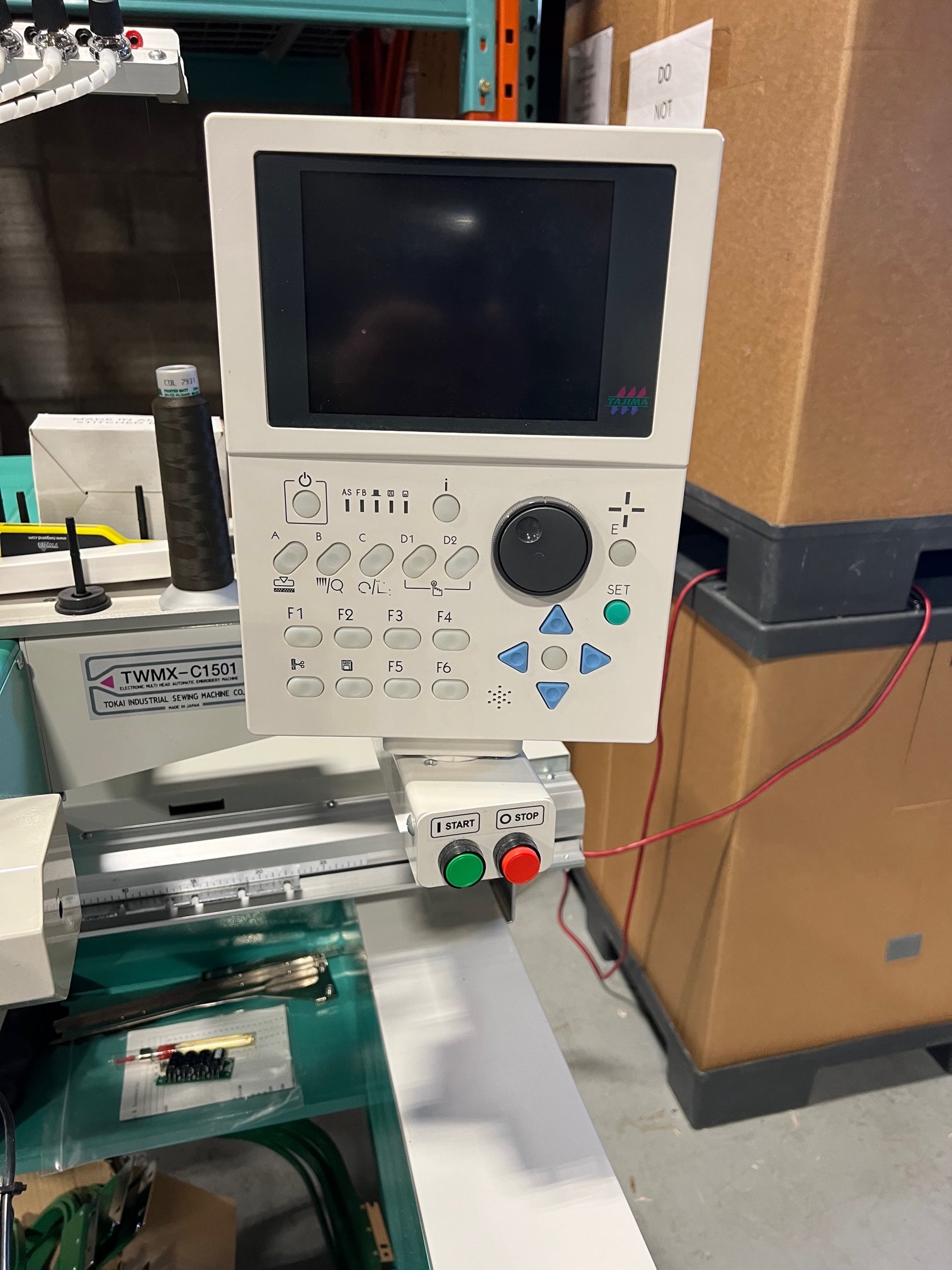 Tajima TWMX - C1501 Single Head Embroidery Machine — Twiga Industries Inc.