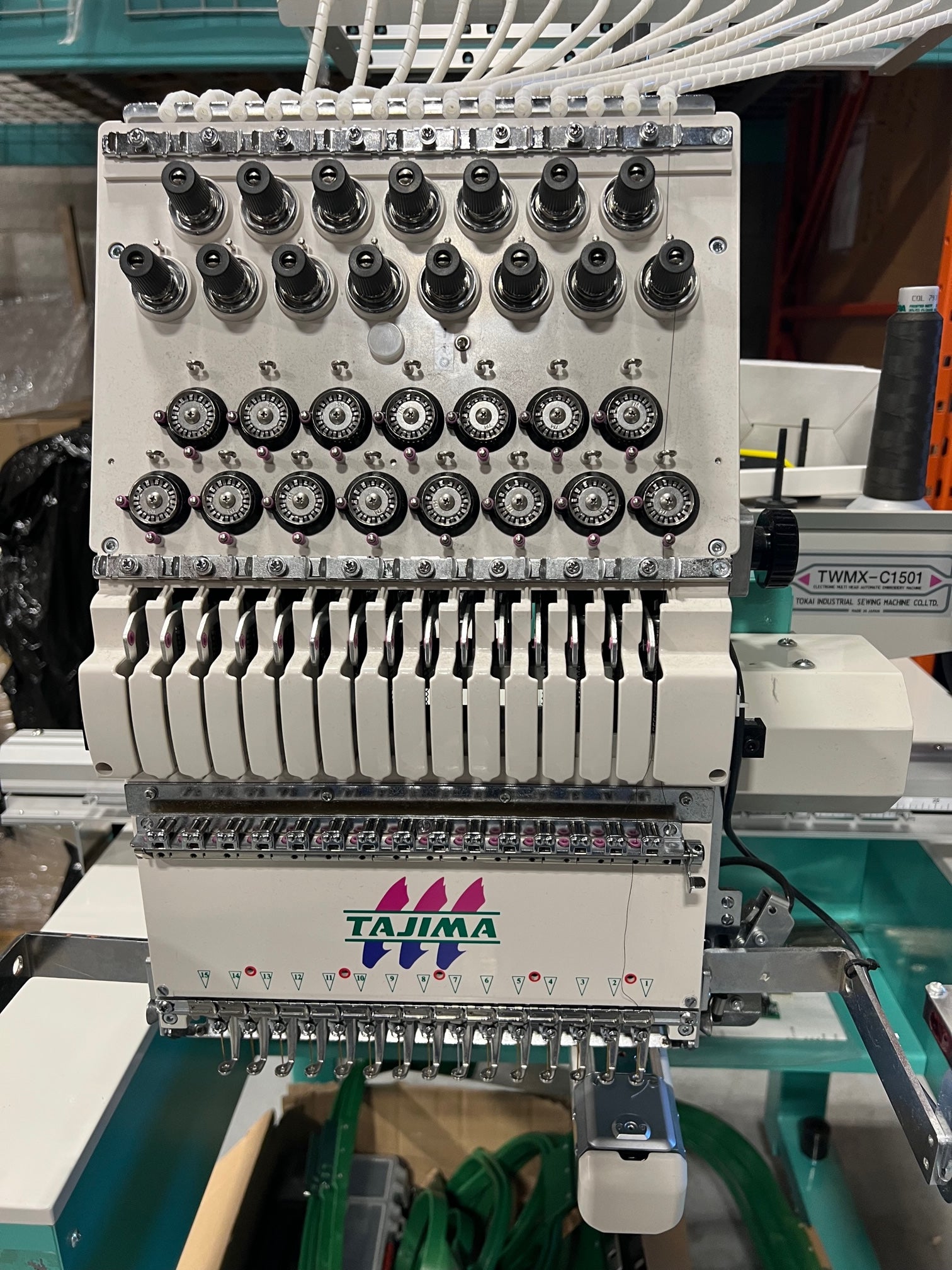 Tajima TWMX - C1501 Single Head Embroidery Machine — Twiga Industries Inc.