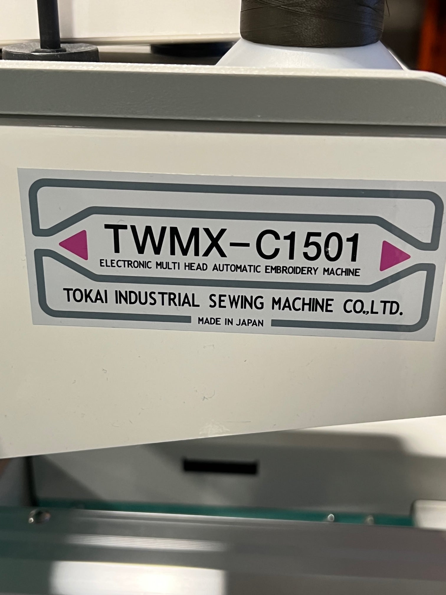 Tajima TWMX - C1501 Single Head Embroidery Machine — Twiga Industries Inc.